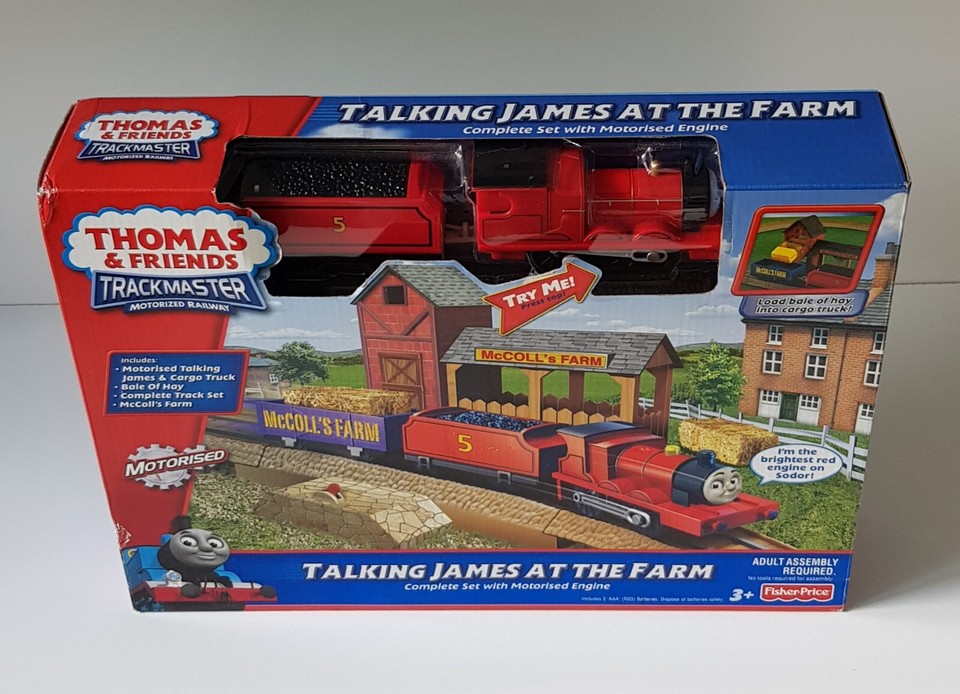 Thomas & Friends Talking James At The Farm Trackmaster Fisher Price ...