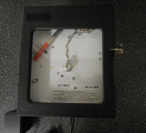 0 / +100°C TEMPERATURE 6" CHART RECORDER WITH PROBE | eBay