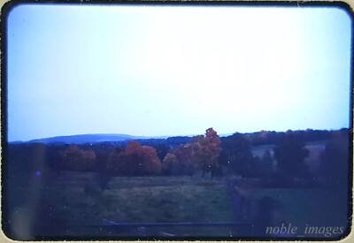 1950s Autumn Scene Sheboygan County WI Red-Border Kodachrome Color ...