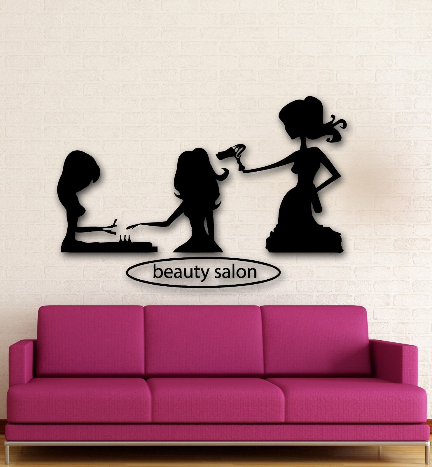 Wall Sticker Vinyl Decal Beauty Salon Hair Salon Spa Hairdresser ...