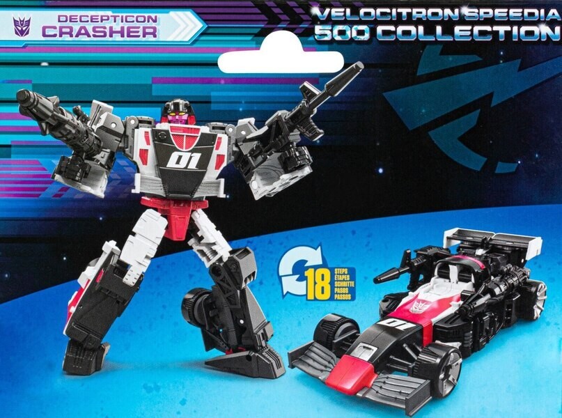 TRANSFORMERS LEGACY VELOCITRON SPEEDIA 500 DELUXE DECEPTICON CRASHER ...
