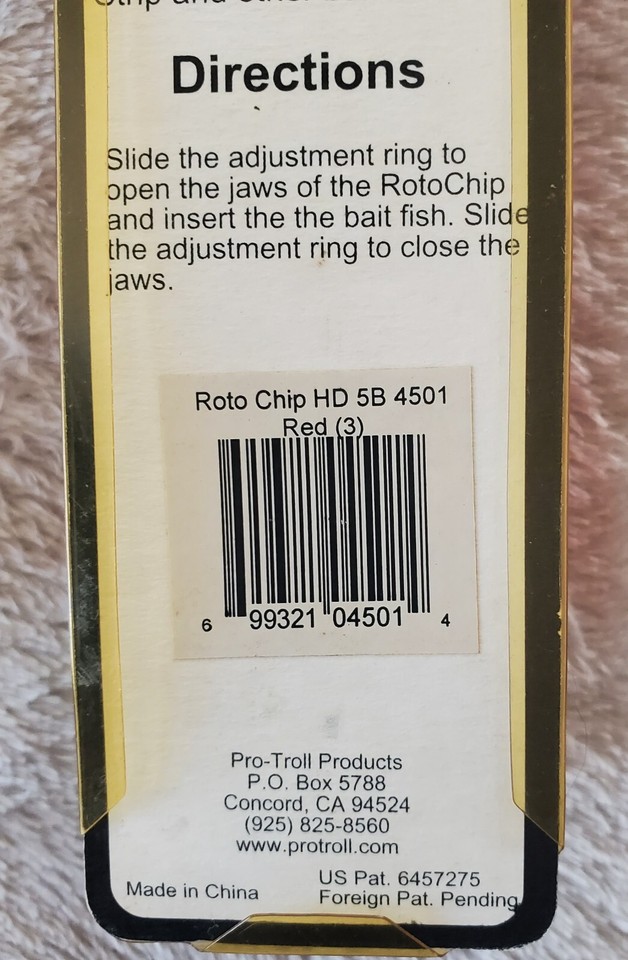 Pro-Troll RotoChip Heads EChip Voltage Bait Holder Jaws 4 Fishing Pack of 3 New 699321045014| eBay