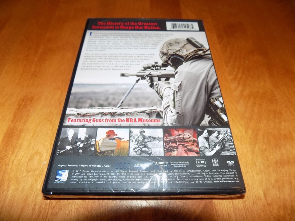 AMERICAN GUNS 13 PART DOCUMENTARY SERIES Firearms History Gun Firearm ...