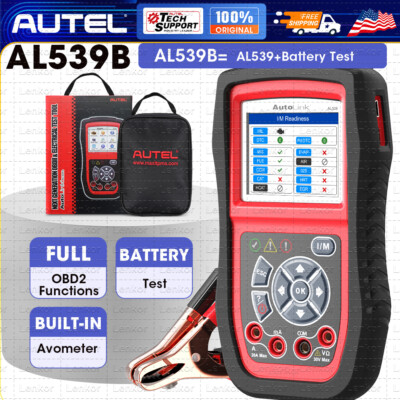 Autel AutoLink AL539B Battery Electrical Circuit Tester OBD2 Code ...