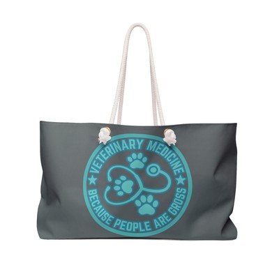 Weekender Tote Bag for Vets, Veterinarian Work Bag, Animal Doctor Carry ...