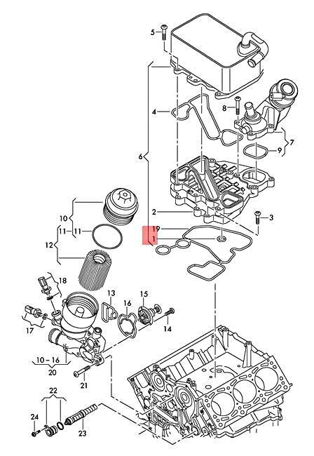 Genuine AUDI VW A4 allroad quattro Avant S4 A5 S5 Cabriolet Seal ...