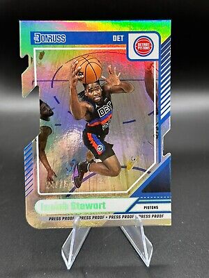 2024-25 Donruss Silver Press Proof Die-Cut /75 #173 Isaiah Stewart ...