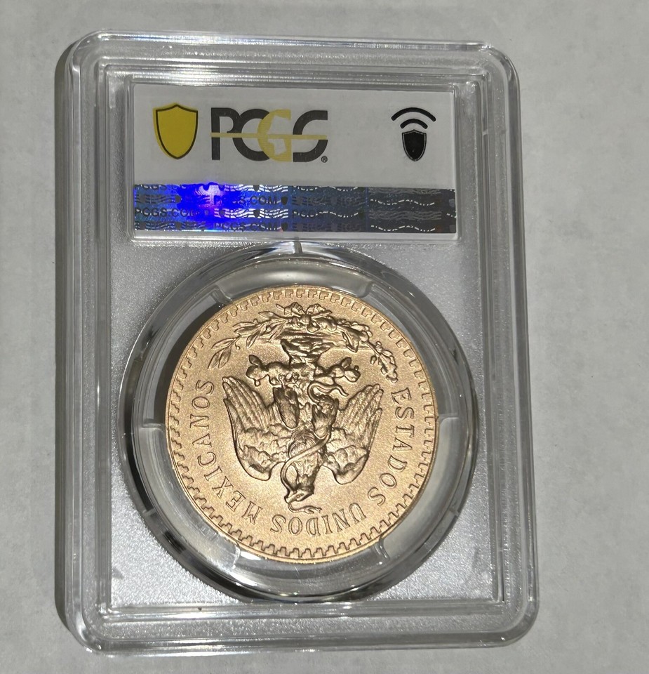 Mexican Gold Centenario 1947 New Die Restrike 50 Pesos Coin 22k ...