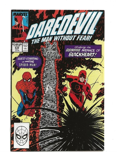 Daredevil #270 (Marvel Comics September 1989) Fine 1st appearance ...