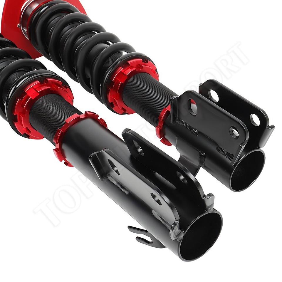 Red Coilovers Fits 2002-07 Impreza WRX GDA Struts Struts Springs Kits ...
