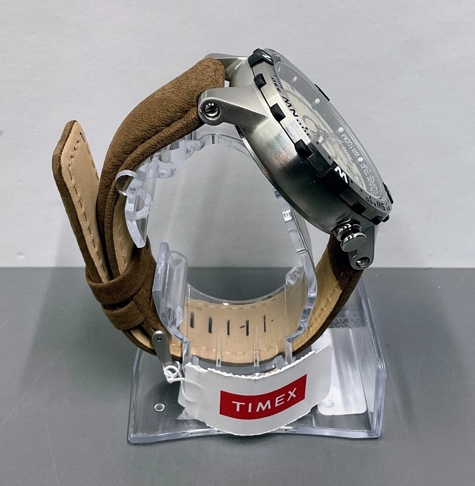 Timex Men's Intelligent Quartz Tide Temp Compass Silicone Strap Watch ...