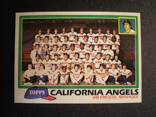 1981 Topps Baseball Angels Team Checklist Card # 663 | eBay