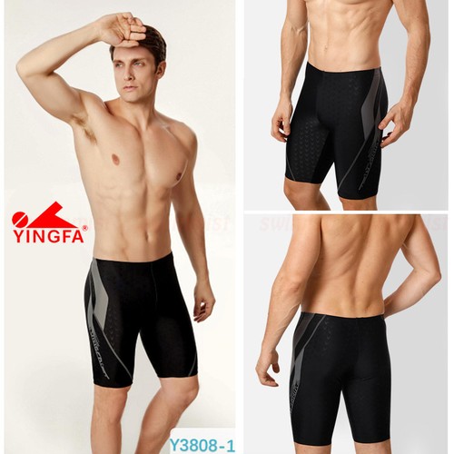 NEW ARRIVAL YINGFA Y3808-1 GYM TRAINING JAMMERS SWIMMING TRUNKS M WAIST ...