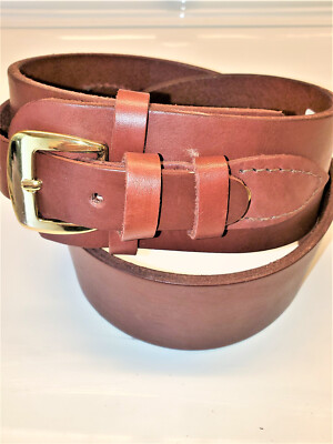 Wine, Hip* Size (52), Plain Leather Gun Belt, 2 1/2" | eBay
