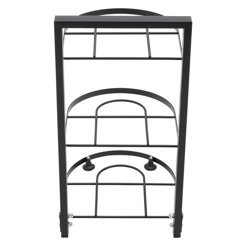 Adjustable Kitchen Pan Stand Cookware Shelf 2 3 4 Tiers Pot Storage ...