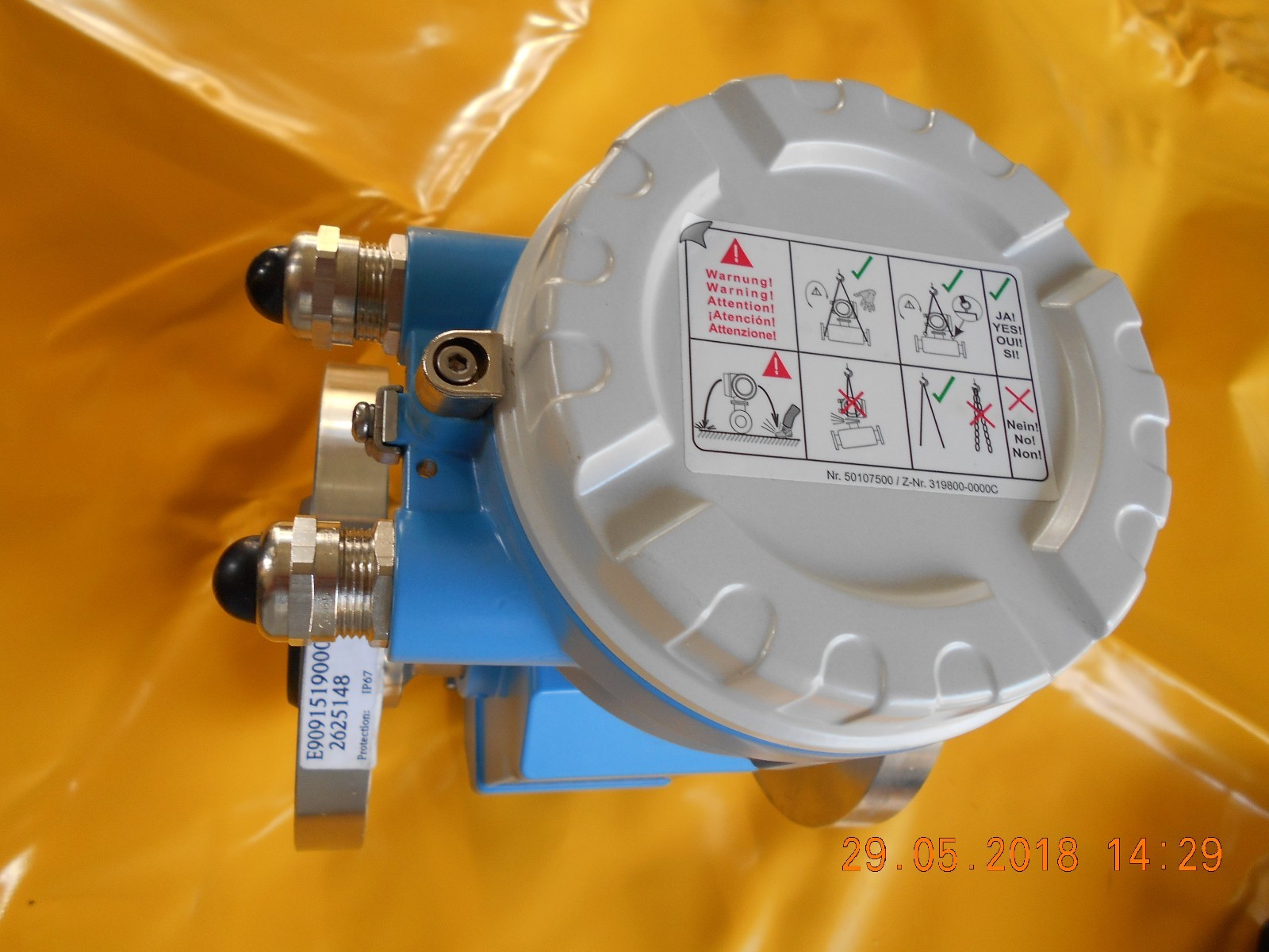 ENDRESS HAUSER PROMAG W 1-1/2" FLOWMETER 50W40-RS09RBG2AAAW ATEX IEX W ...