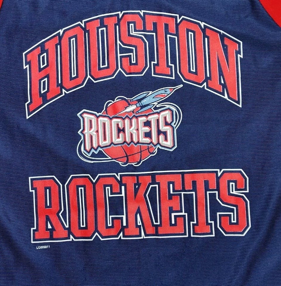 (DEFECTS) Vintage Houston Rockets Logo 7 Jersey Vintage Men's Size XXL ...