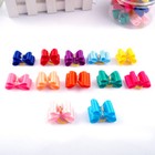 20/50/100pcs Ribbon Pet Dog Hair Bows Rubber Bands Yorkie Accessories ...