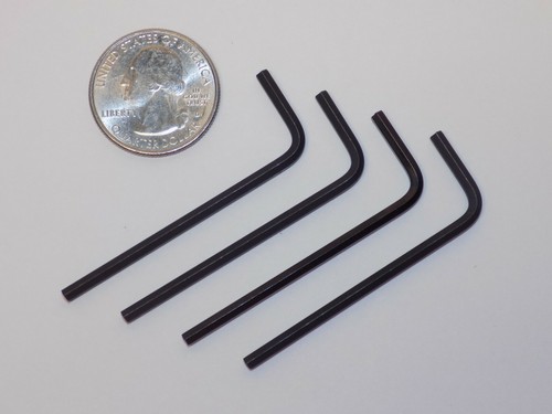4ct Pack Allen Wrenches 3/32" SAE Short Arm Hex Keys 3/32 inch Allen ...