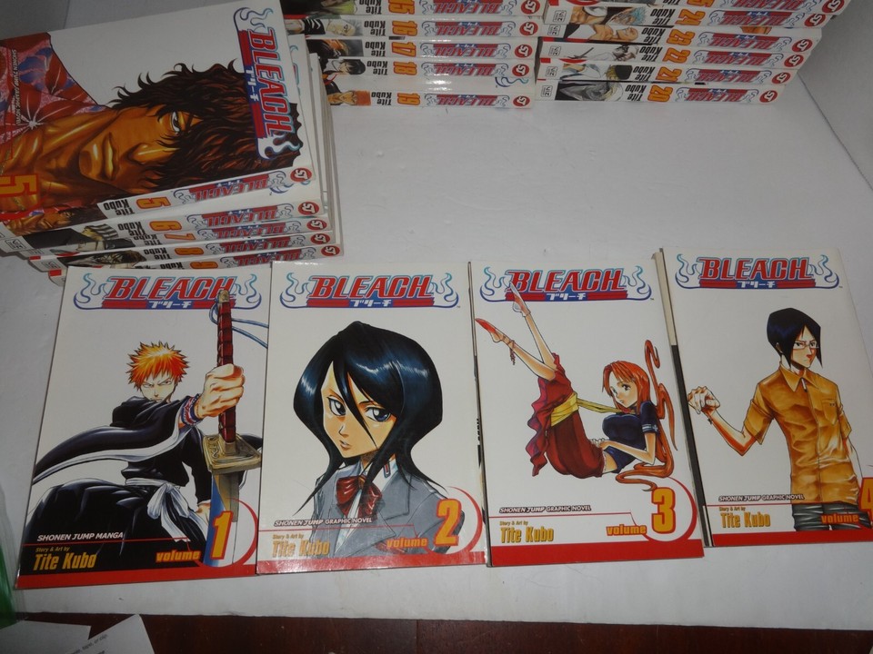 Bleach Manga Collection Lot Volumes 1-25 + 29 English Language | eBay