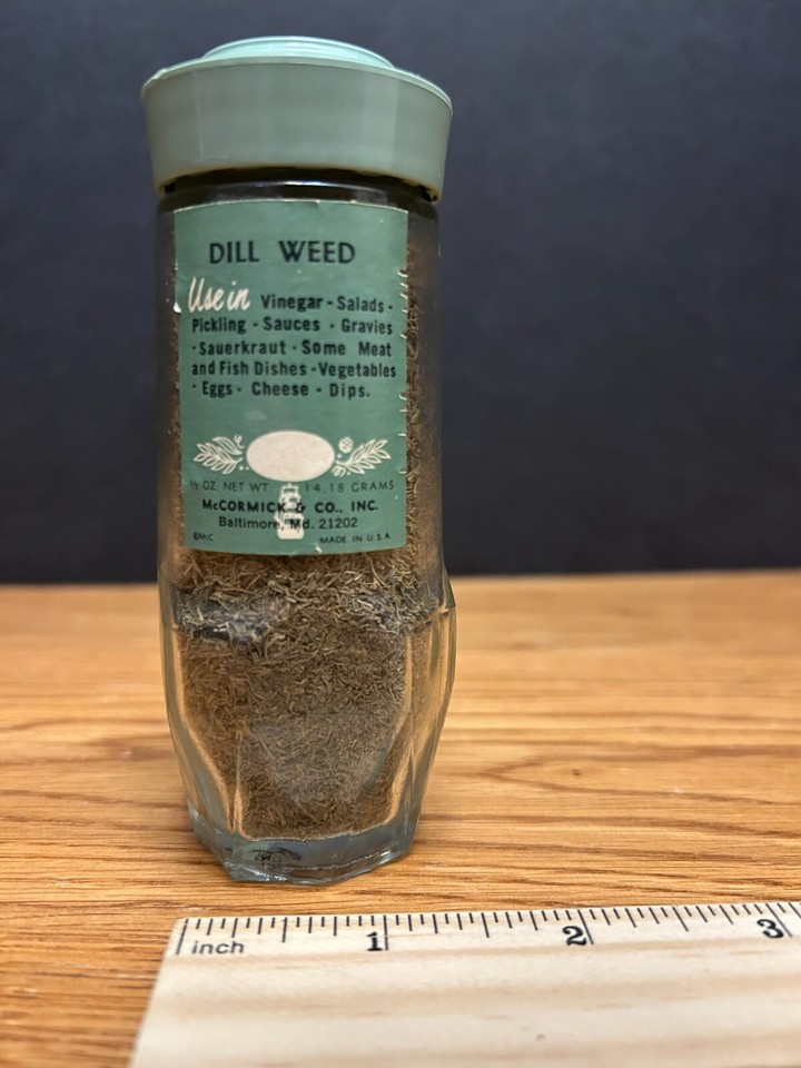 Vintage SCHILLING/McCormick Spice Jars Avocado/Sage Green Lid YOUR ...