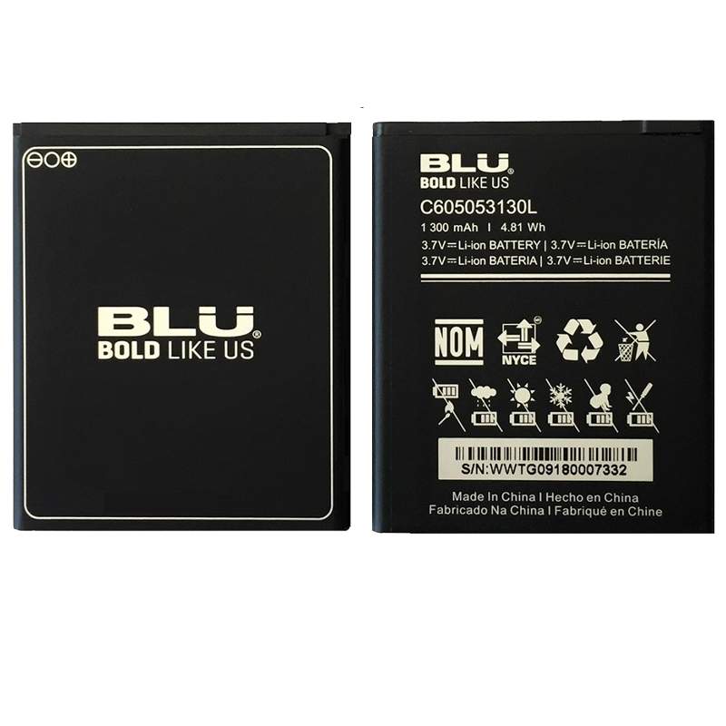 BLU C4 C050 Blu Advance A4 A330 Orignal OEM Battery C605053130L 1300mAh ...