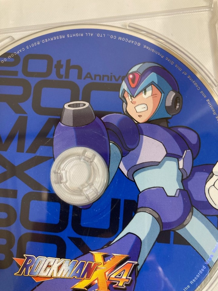 Rockman X Sound Box 20th Anniversary Limited Capcon Megaman Game Music ...