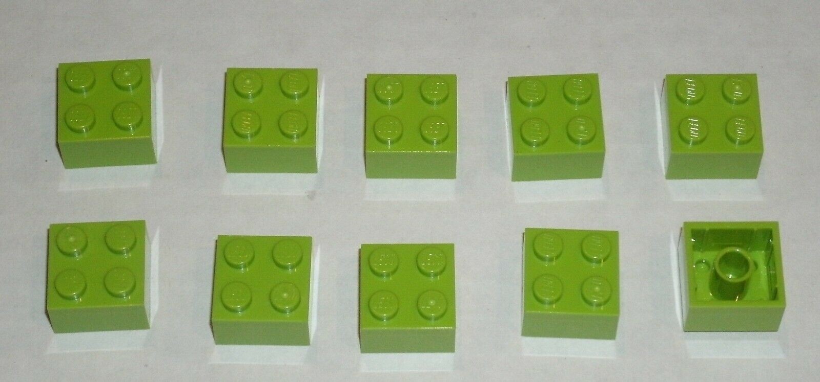 LEGO NEW 2x2 Lime Brick (10x) 4220632 Brick 3003 | eBay
