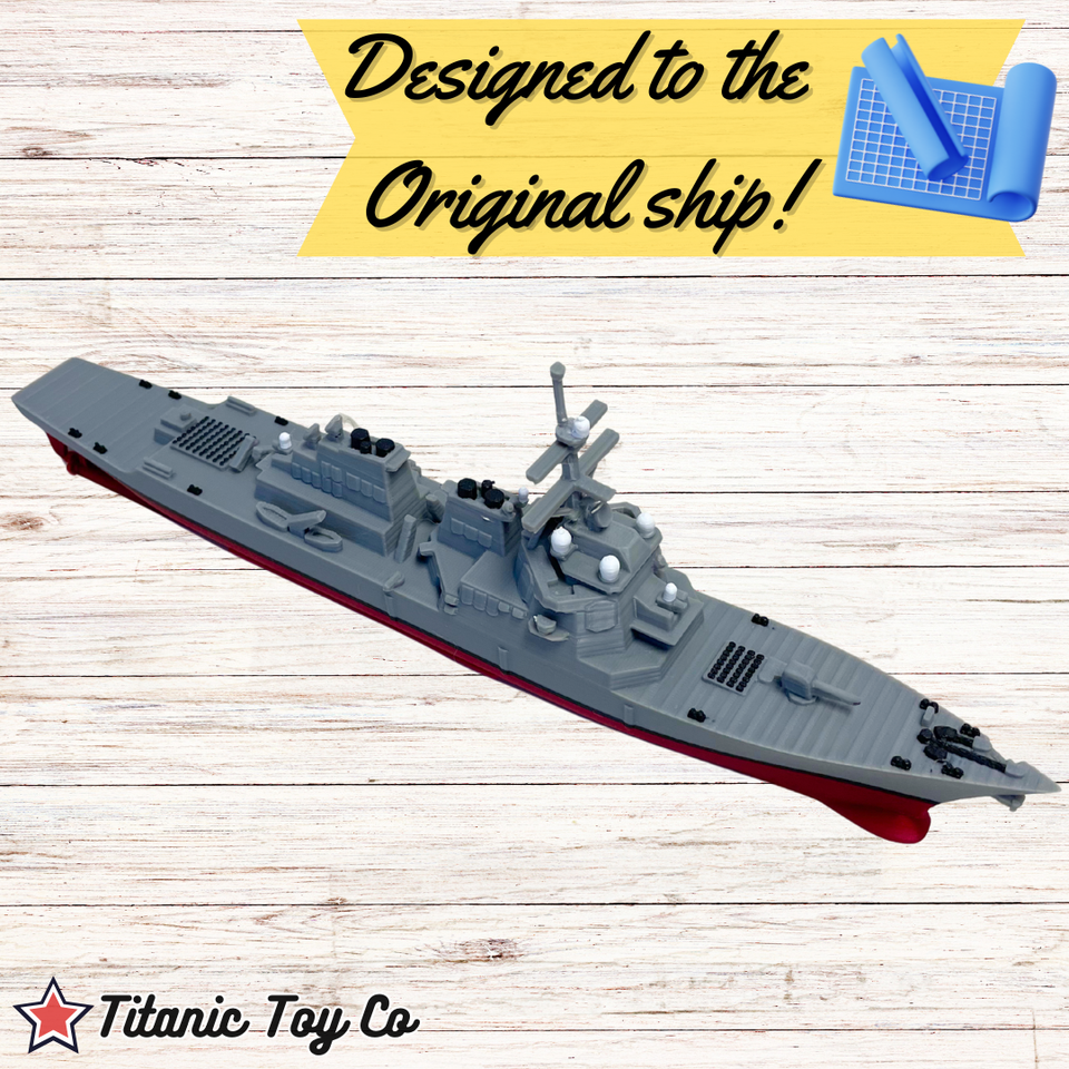 Berkeley-Class Guided Missile Destroyer Model – Replica of the Iconic ...