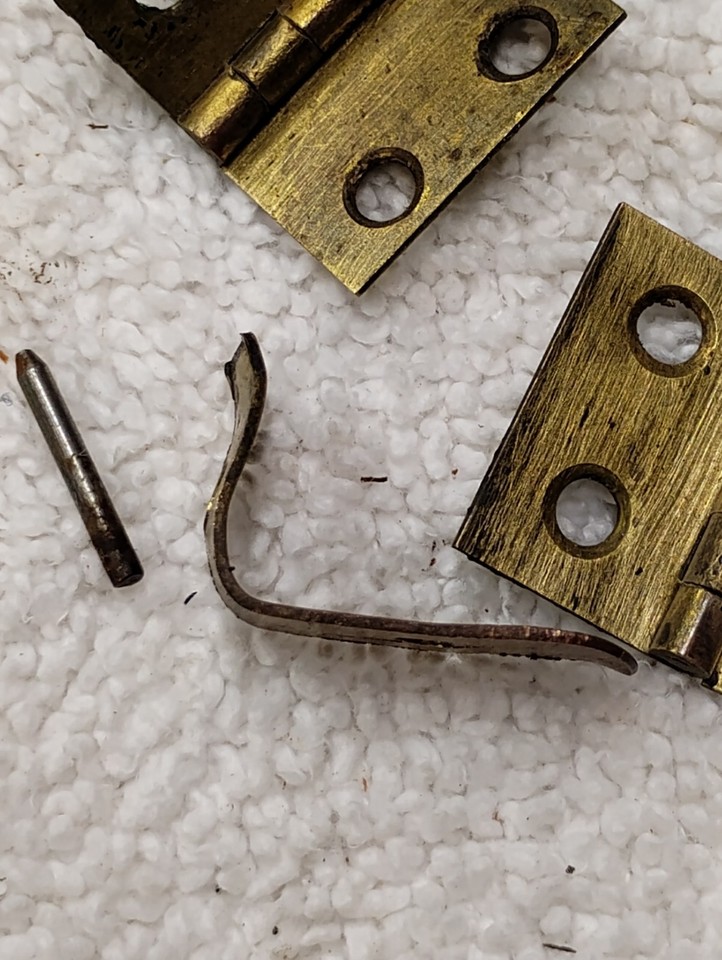 Vintage Gingerbread Clock Case, Door Catch & Hinges (05) | eBay