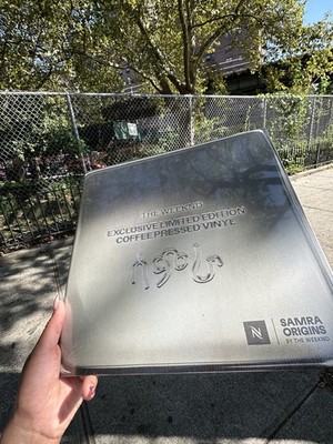 Samra Origin X Nespresso x The Weeknd Limited Coffee Pressed Vinyl ...