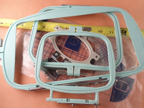 4 Embroidery Hoops Bernina Deco 500,600,650 Simplicity SE1, SE2, SE3 ...