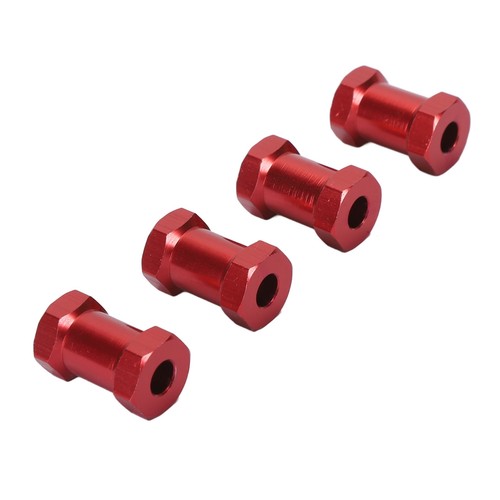 4PCS 12mm Hex Hub Adapters With Nuts Aluminum Alloy Wheel Hub Extension ...