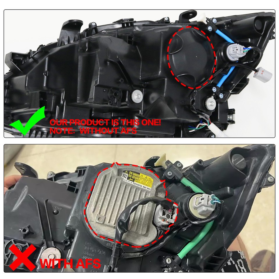 For 2013-2015 Lexus GS350 GS450h HID w/o AFS LED DRL Projector ...