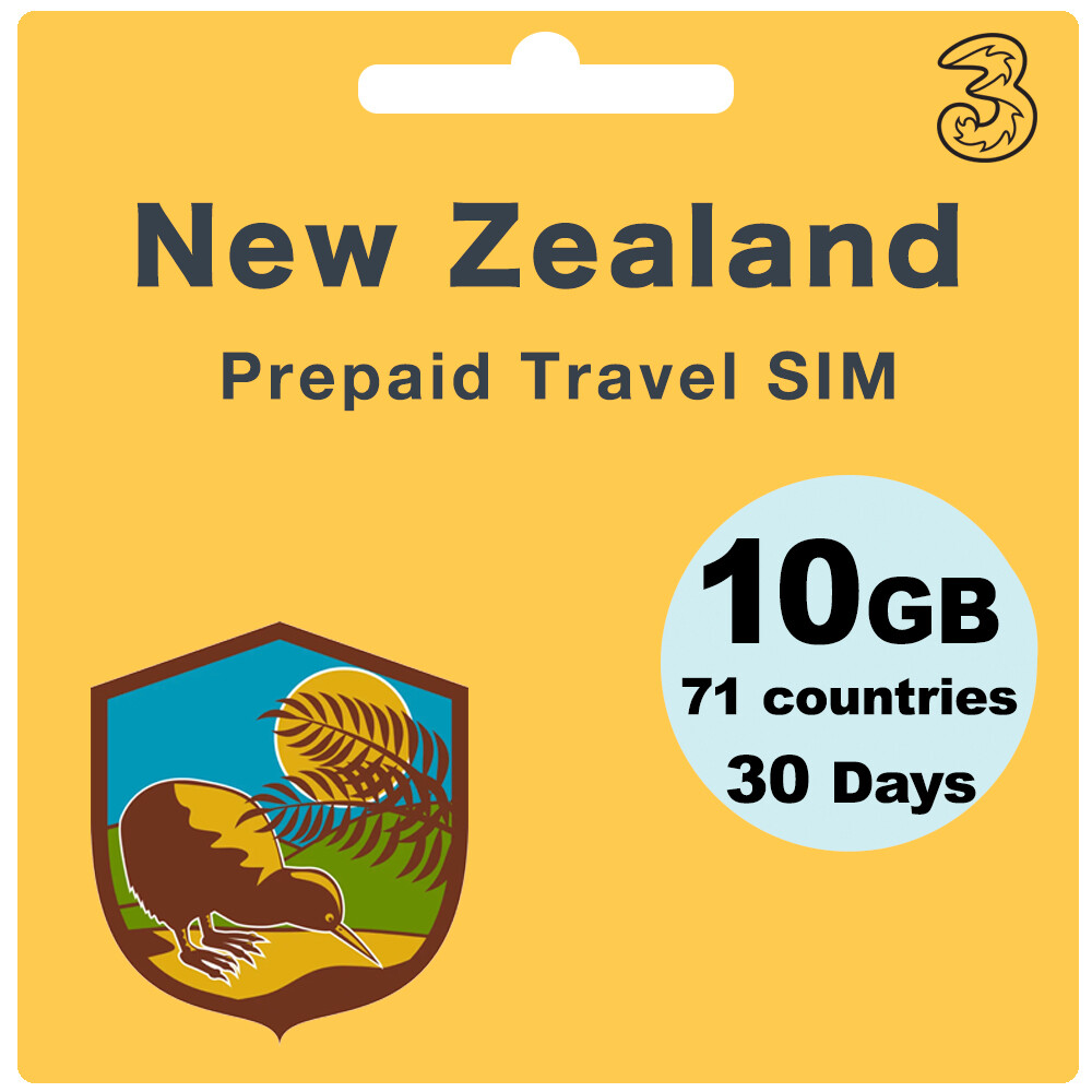 New Zealand & Australia Travel SIM Card 12GB Data for 30 Days | eBay