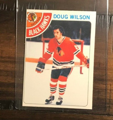 1978-79 O-Pee-Chee OPC #168 Doug Wilson RC Rookie Chicago Blackhawks NM ...