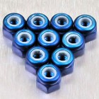 Nylstop Aluminum Nut M3 Pack Of 10 Blue | eBay