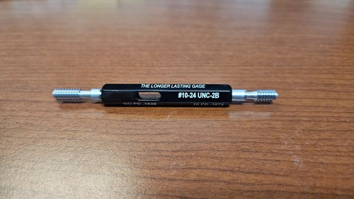 10- 24 UNC 2B THREAD PLUG GAGE #3 GO NO GO HEMCO | eBay