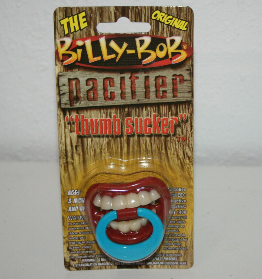Billy Bob Pacifier Thumb Sucker baby shower gift redneck soother ...