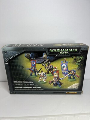 Rare Warhammer 40k Space Marine Command Squad heavy metal Games ...