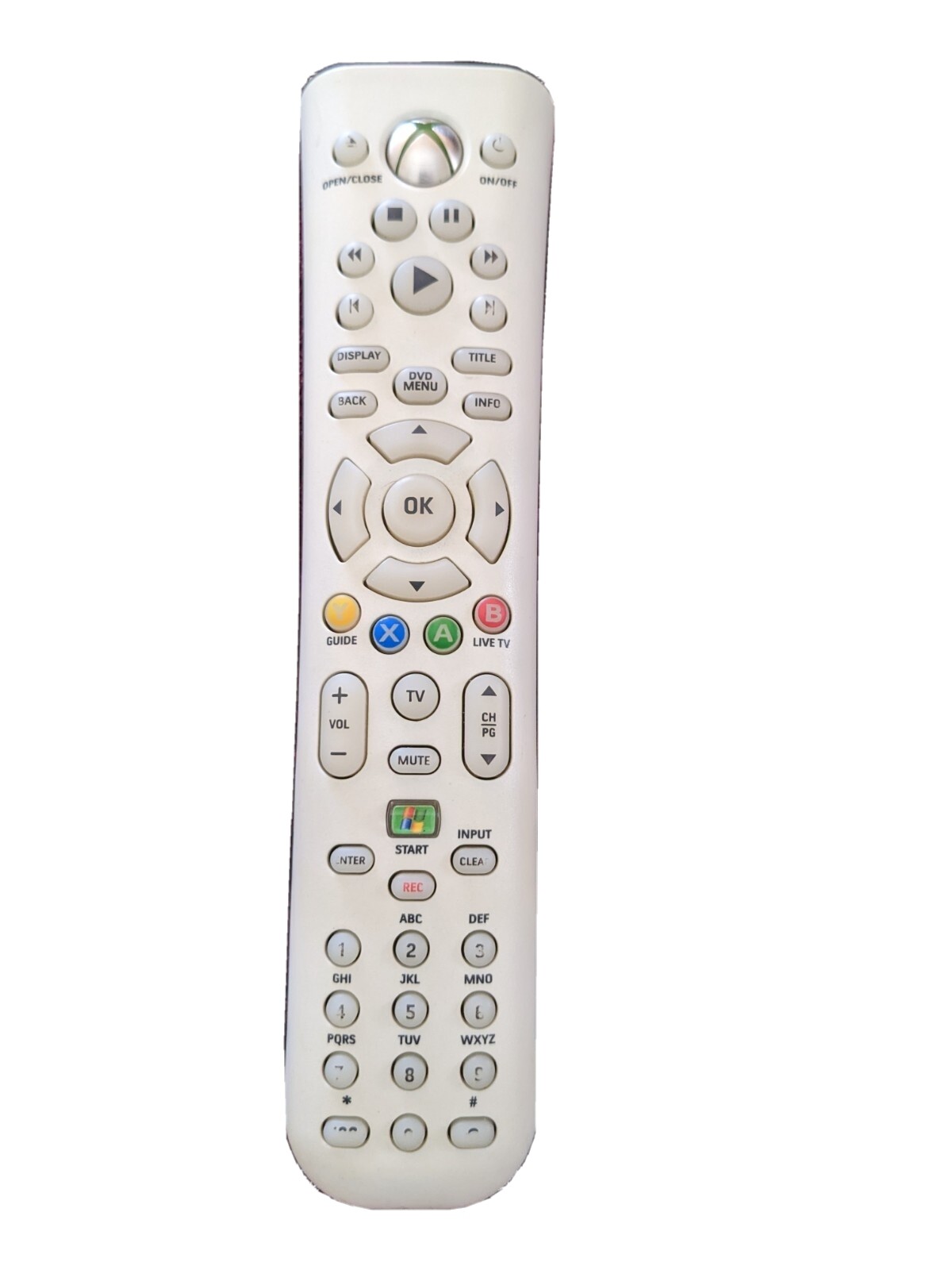 Original Microsoft Xbox 360 Media Remote DVD Console White Genuine | eBay