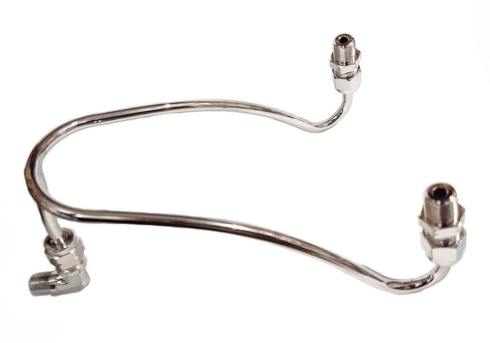 Outside Oiler ROCKER OIL FEED LINE for 1963 - 1965 Harley Panhead Motor ...