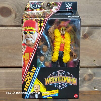 Hulk Hogan WrestleMania WWE Elite Collection Action Figure Howard ...