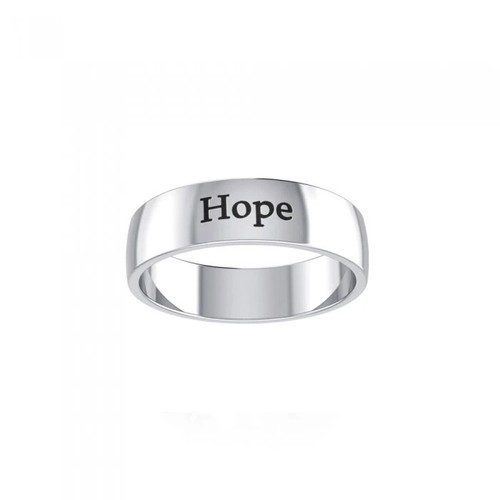 Hope 925 Sterling Silver Ring Fine Jewelry Empowering Inspirational ...