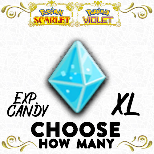 Choose How Many Exp. Candy XL You Want Level Up Leveling Pokemon ...