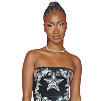 Sarah Phenom (Black Dress) Half Body Buddy Cutout | eBay