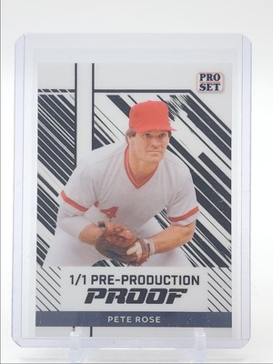 PETE ROSE 2024 LEAF PRO SET CLEAR PRE-PRODUCTION PROOF 1/1 Q0481 | eBay