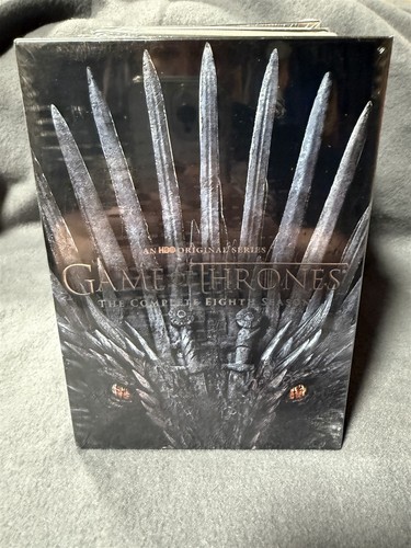 NEW SEALED GAME OF THRONES COMPLETE EIGHTH 8 SEASON DVD BOX SET HBO ...