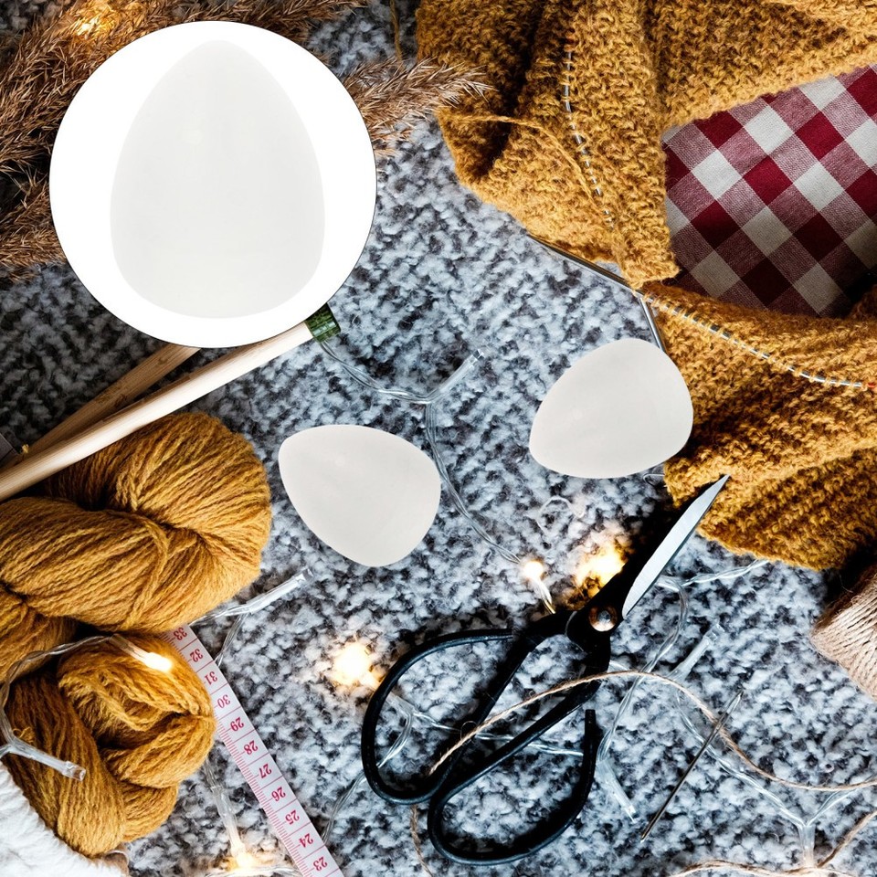 50Pcs Foam Flower Heart DIY Blank Foam Models DIY Painting Models Xmas ...