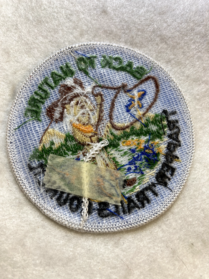 (93) Boy Scouts- Trapper Trails Council - Back to Nature - 3" patch | eBay